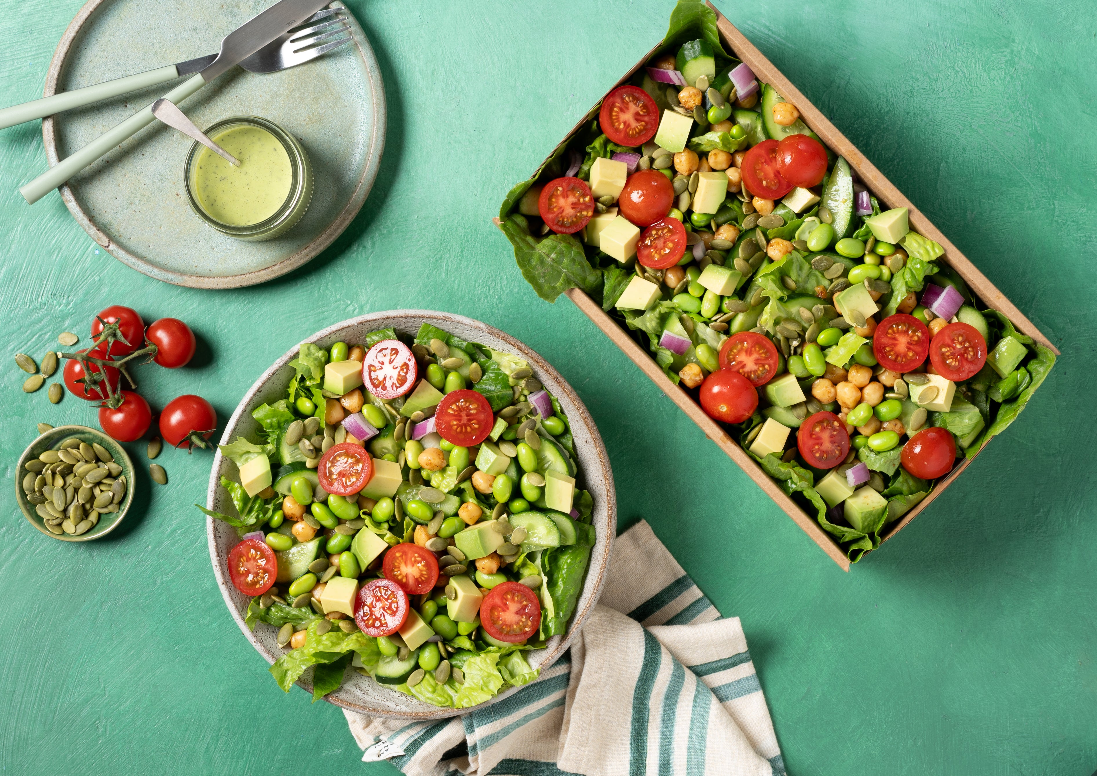 Soul Origin Salad Platter: Green Goddess – SO Catering