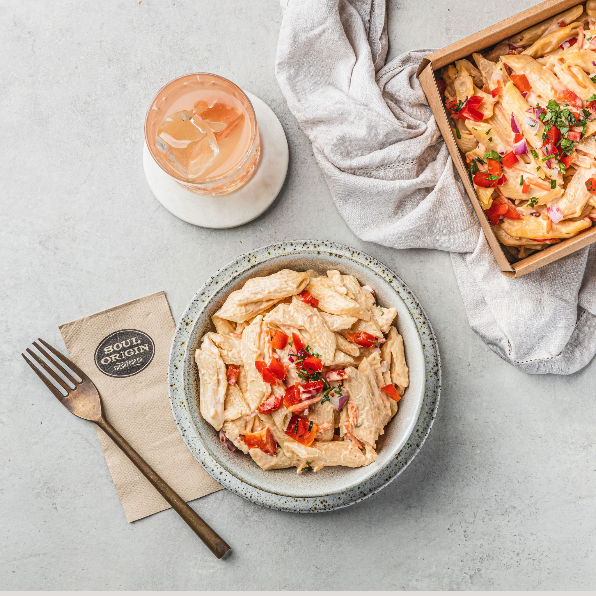 Salad Platter: Creamy Pasta – SO Catering